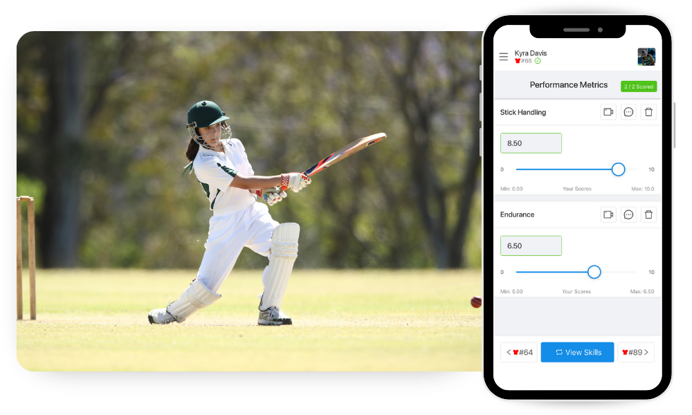 Cricket Evaluation App for Tryouts & Player Assessments - SkillShark ...